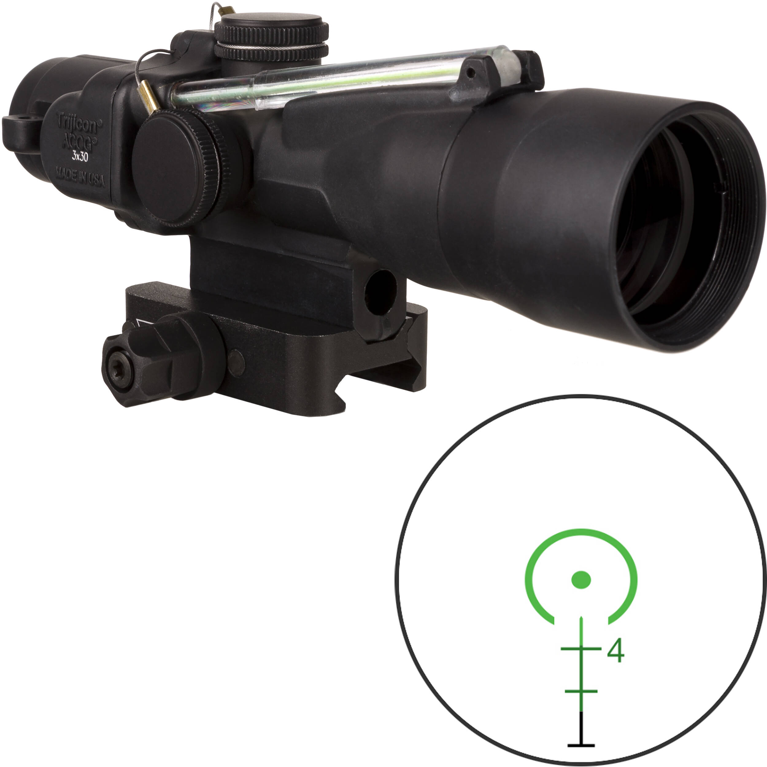 Trijicon 3x30 ACOG Riflescope, Dual Illuminated TA33-C-400373