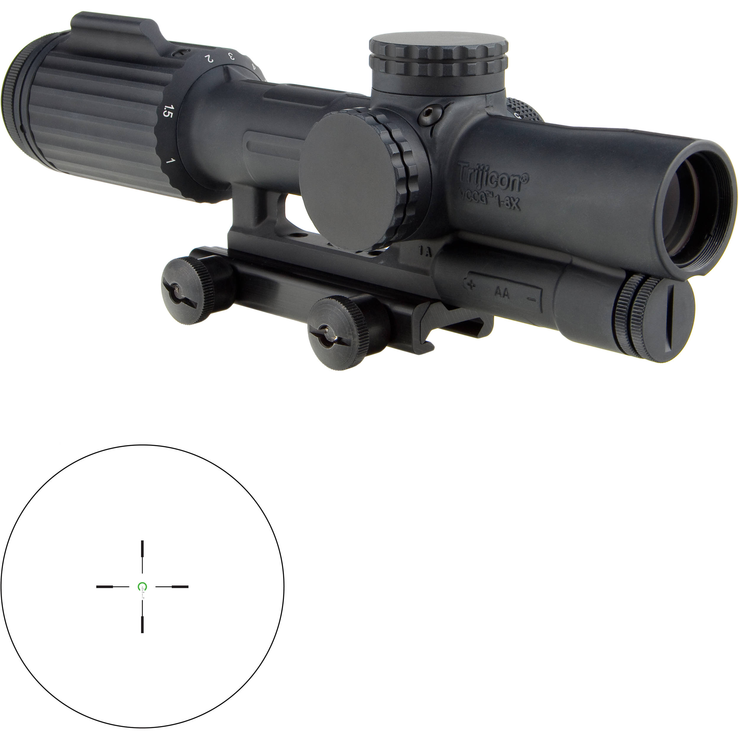 Trijicon 1-6x24 VCOG Riflescope VC16-C-1600045 B&H Photo Video