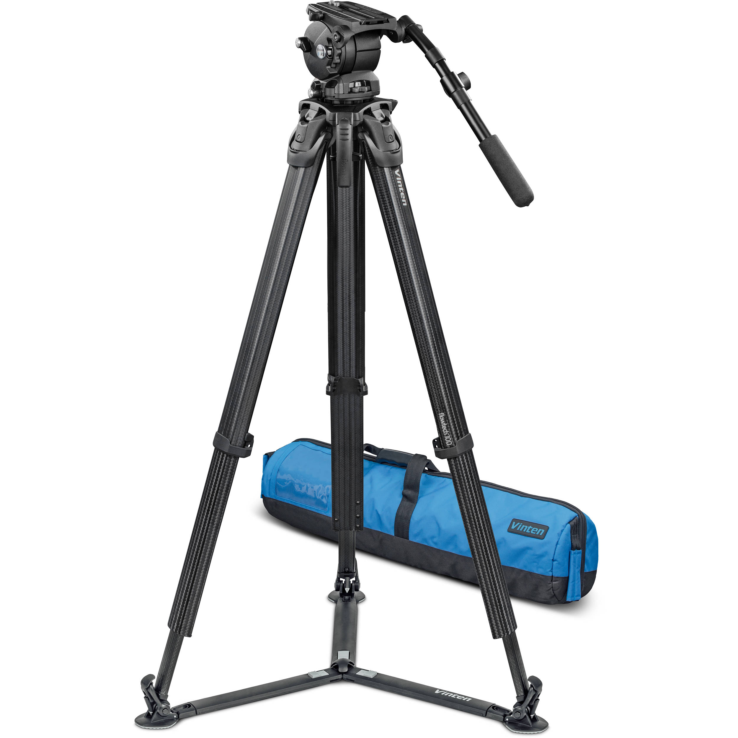 Vinten System Vision 8AS with flowtech 100 Carbon Fiber