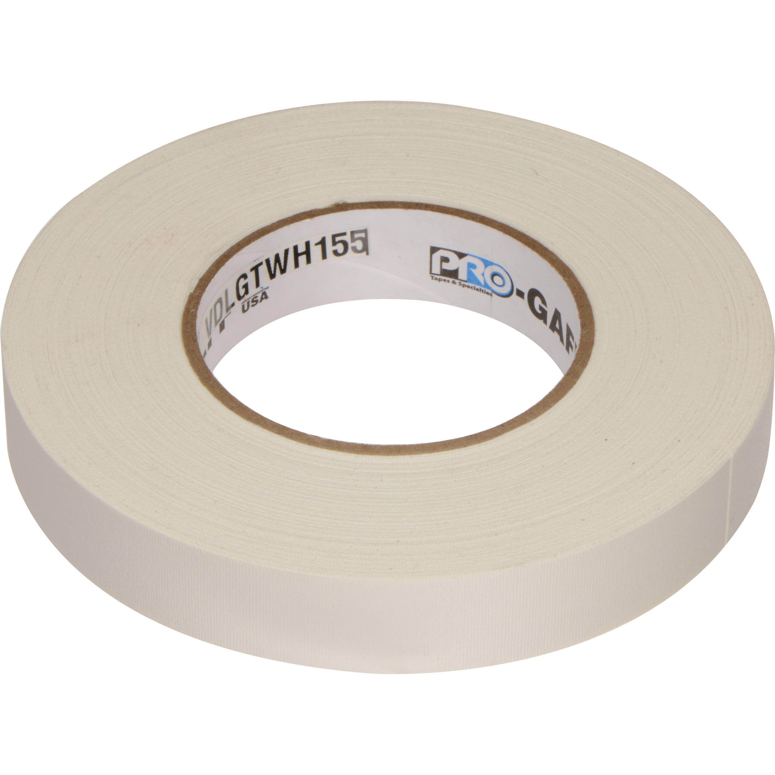 Visual Departures Gaffer Tape (1" x 55 yd, White) VDL-GTWH-155