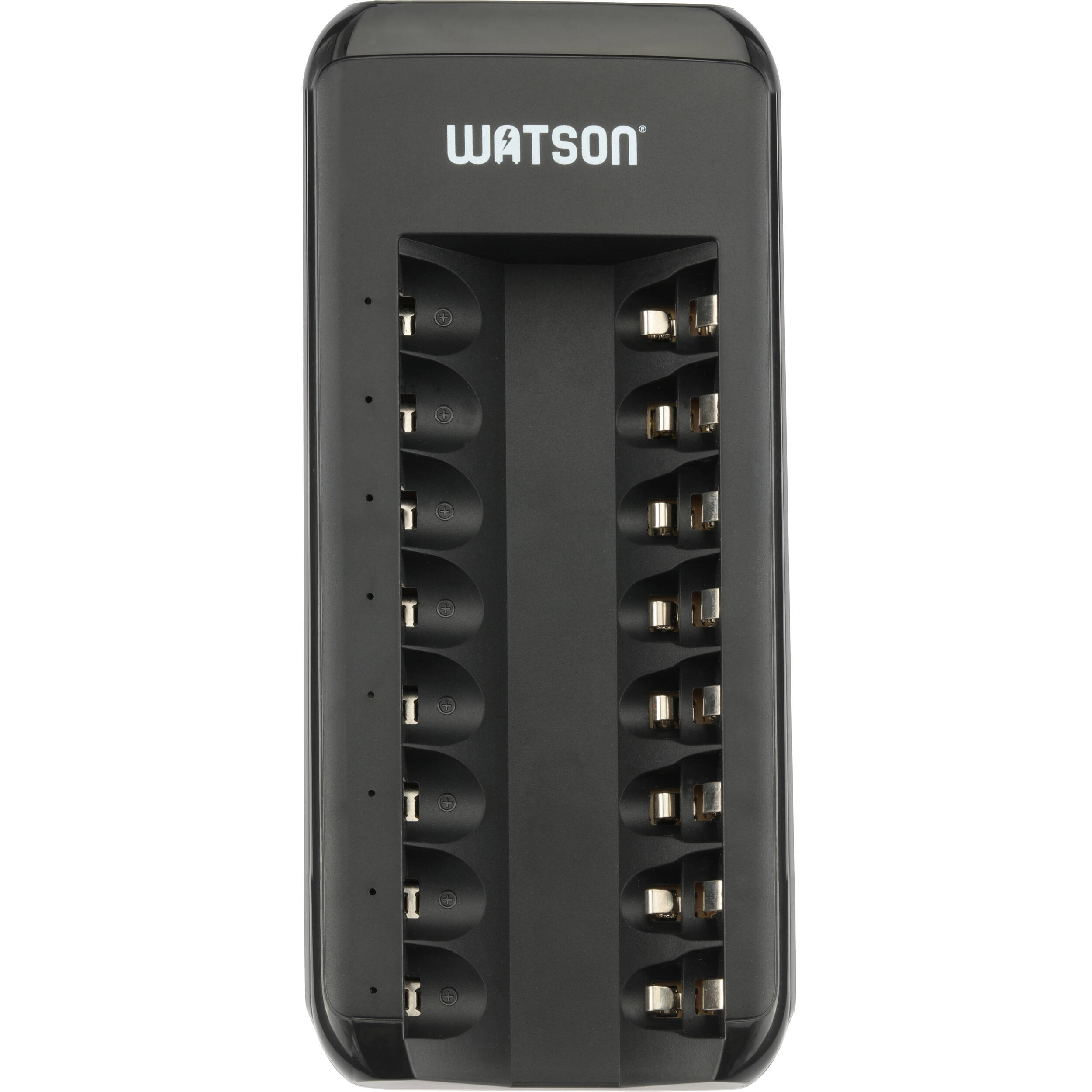 Watson 8-Bay Charger for AA, AAA, and NiMH Batteries AAC-8NM8-B