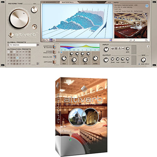 Audio Ease Altiverb 6 XL Convolution Reverb Plug In AVXL Q Audio Ease Altiverb 6 XL Convolution Reverb Plug In AVXL Q