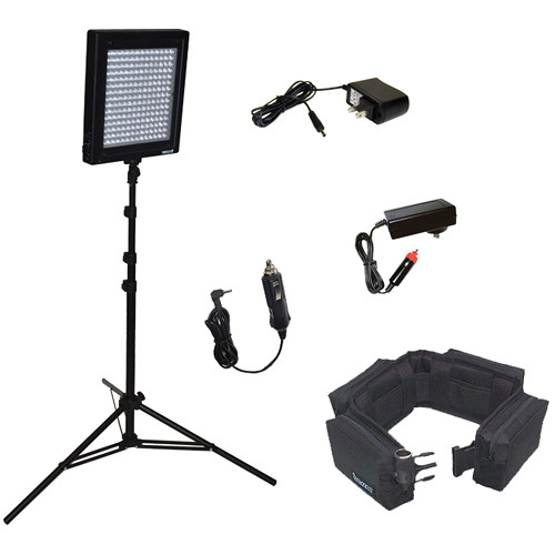 Bescor LED-200SBX 1 Light Kit with Battery Belt LED-200SBX B&H