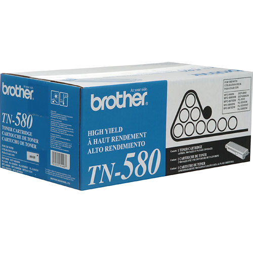 Brother TN-580 High Yield Toner Cartridge TN580 B&H Photo Video