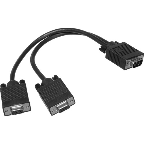 Comprehensive HD15P-2HD15J VGA Y Cable HDB15 Male to