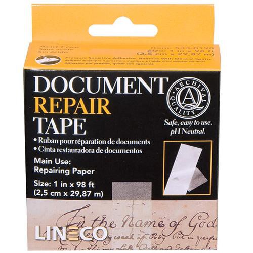 Lineco Document Repair Tape (1" x 98') 533-0198 B&H Photo Video