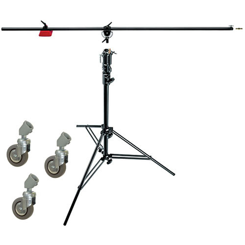 Manfrotto 085BS Heavy-Duty Boom and Stand (Black) 085BS B&H