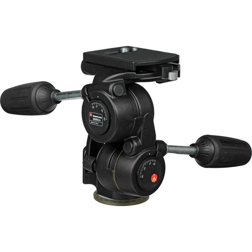 Manfrotto 808RC4 3-Way, Pan-and-Tilt Head with 410PL Quick