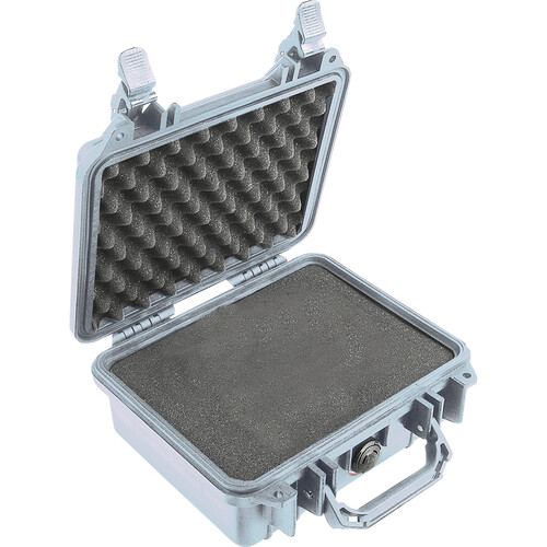 Pelican 1200 Case with Foam (Silver) 1200-000-180 B&H Photo Video