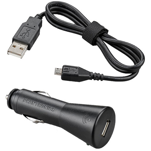 Plantronics Vehicle Power Charger with Micro USB 81291-01 B&H