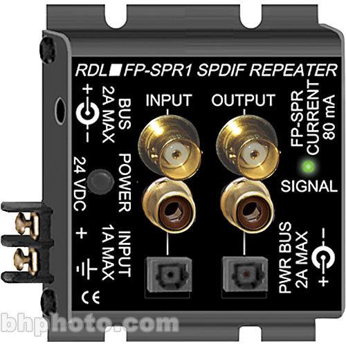 RDL FP-SPR1 SPDIF Repeater and Amplifier FP-SPR1 B&H Photo Video