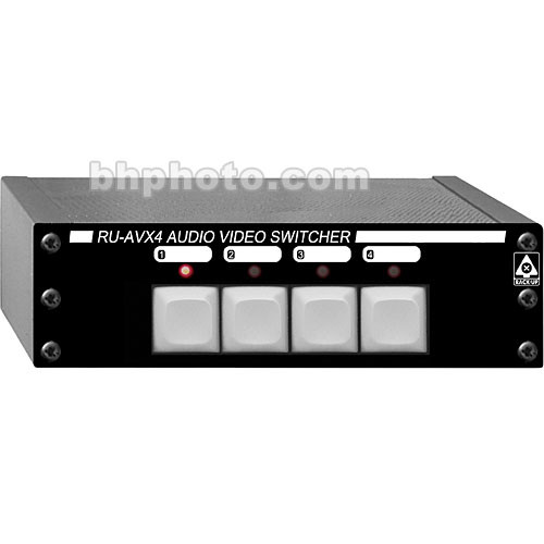 RDL RU-AVX4 - 4-Channel A/V Switcher RU-AVX4 B&H Photo Video