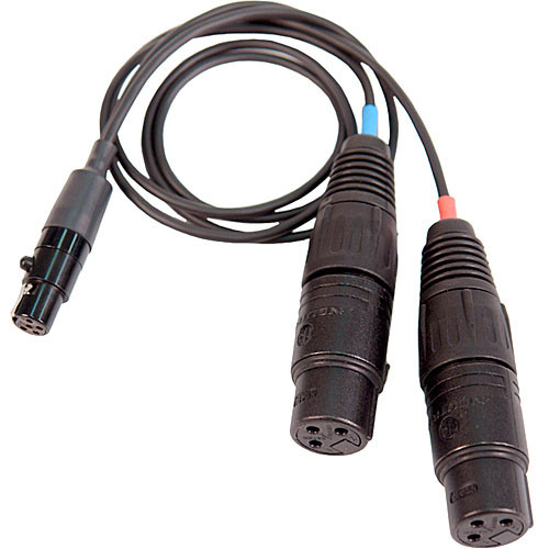 Remote Audio 5-Pin TA5-Female to 2 3-Pin CAZSTA1003YTA5 B&H