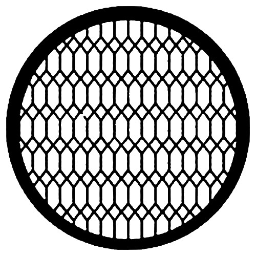 Rosco Steel Gobo #7597 - Diamond Lattice - Size E 250775970375