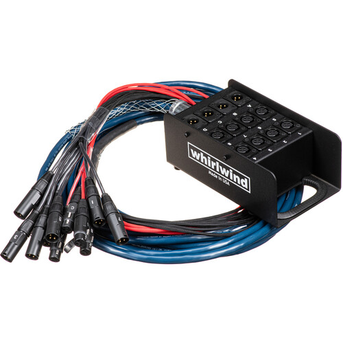 Whirlwind Medusa Standard 8-Channel 8x4 Snake (50')