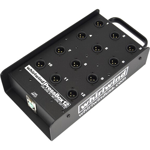 Whirlwind PB12 Passive Press Box with 1 Line in to 12 Mic out