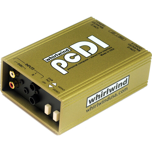 Whirlwind pcDI Stereo Line Interface PCDI B&H Photo Video