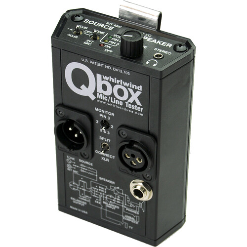Whirlwind QBOX - Audio Line Tester/Test Tone Generator QBOX B&H