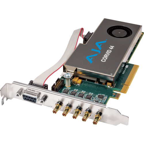 AJA Corvid 44 BNC Flexible Multi-Format I/O Card CRV44-T-R0 B&H