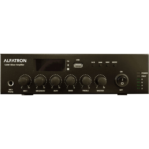 Alfatron Compact 120W Mixer Amplifier with Bluetooth ALF-120W-UB
