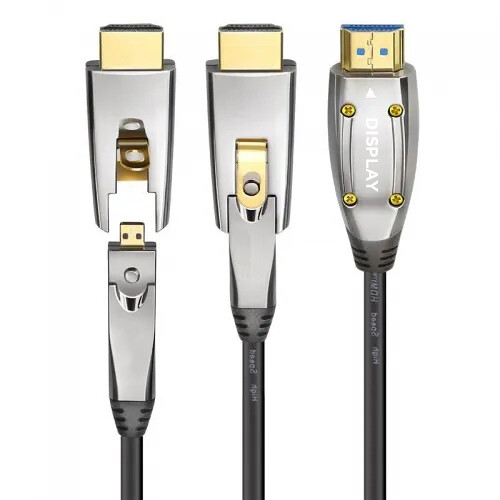 Alfatron 4K HDMI Fiber Cable with Detachable Heads