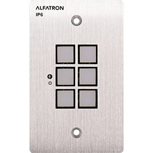 Alfatron IP6 Wall Plate Control Panel ALF-IP6 B&H Photo Video