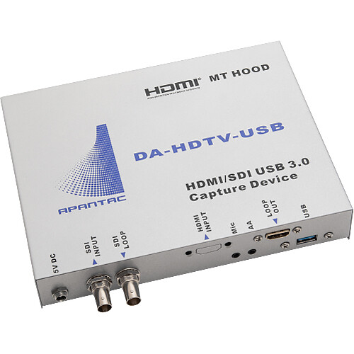 Apantac HDMI/SDI to USB Capture Device DA-HDTV-USB B&H Photo