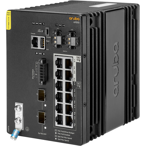 HPE Networking 4100i 12-port 1GbE JL817A B&H Photo Video