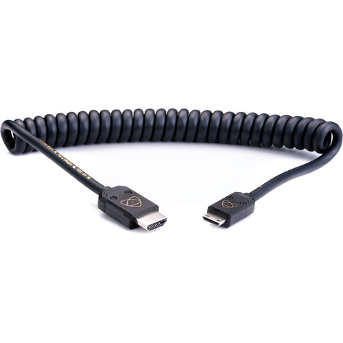 Atomos AtomFLEX Coiled Mini-HDMI to HDMI Cable ATOM4K60C4 B&H