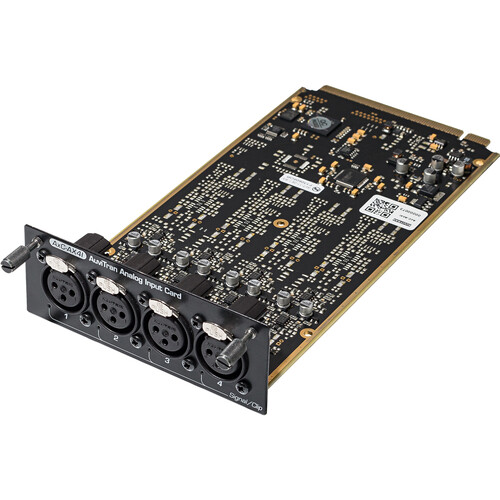 AuviTran Analog Input Card with 4-In On 4-XLR AXC-AX4I B&H Photo