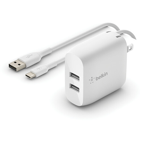Belkin Boost Charge 24W Dual USB Type-A Wall Charger