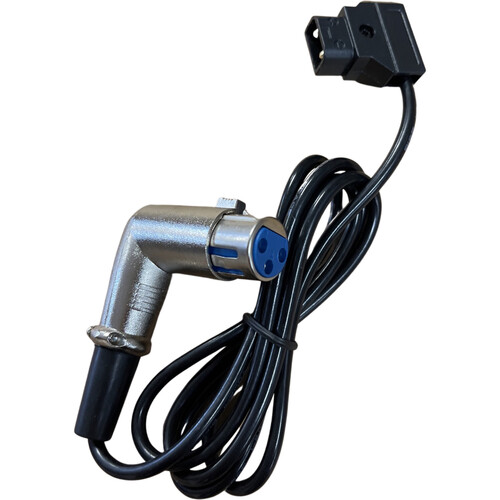 Bescor D-Tap to 3-Pin XLR Cable for Litepanels Lights DTAP3PXLR