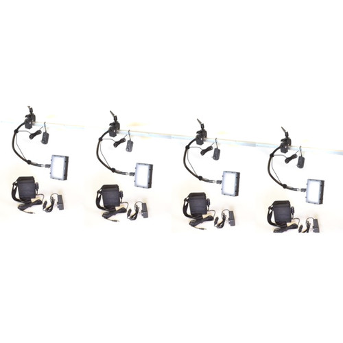 Bescor Grip-184B Gripper Gooseneck Bi-Color 4-Light Kit