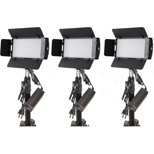 Bescor Photon LED 3-Light Kit PHOTONT B&H Photo Video