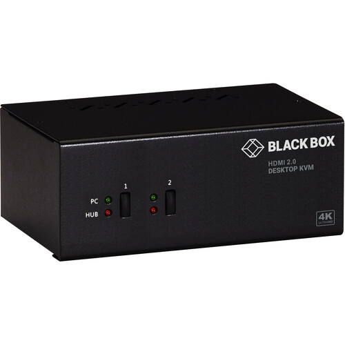 Black Box 2-Port KVM/Audio Switch (TAA) KV6222H B&H Photo Video