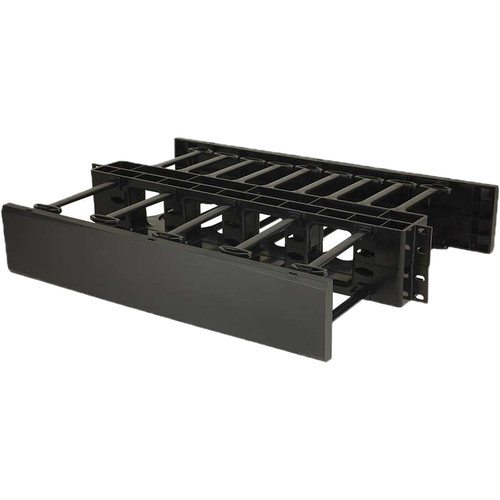 C2G 2U Double-Sided Horizontal Cable Management Panel TAA 14598
