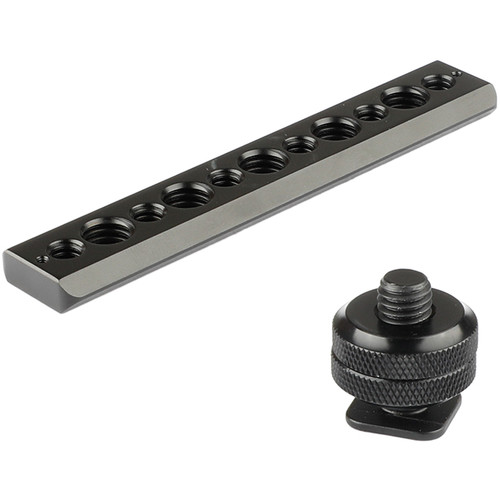 CAMVATE Cheese-Style NATO Rail with Shoe Mount Adapter C2055 B&H