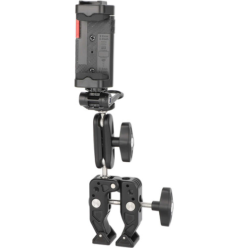 CAMVATE Smartphone Mount with Super Clamp & Mini Magic Arm C3333