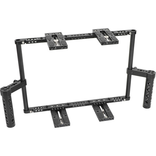 CAMVATE Director's Monitor Cage with Dual Monitor Mount & C3550