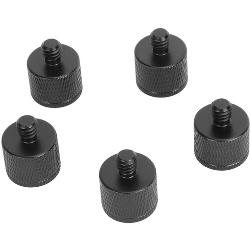 CAMVATE M6 Female to 1/4"-20 Male Screw Adapter (5-Pack) C3581