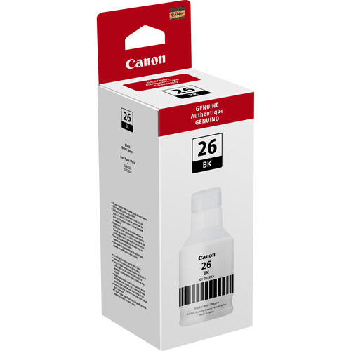Canon GI-26 Black Ink for MAXIFY 6020 and 7020 Printers 4409C001