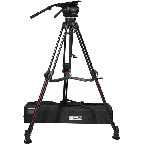 Cartoni Focus 22 Fluid Head with Long Camera Plate & KSDS22-AV