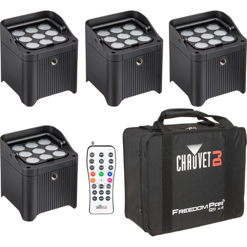 CHAUVET DJ Freedom Par Q9 X4 True Wireless RGBA FREEDOMPARQ9X4
