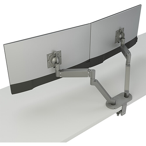 Chief Dual Dynamic Monitor Arm, Silver DMA2S B&H Photo Video