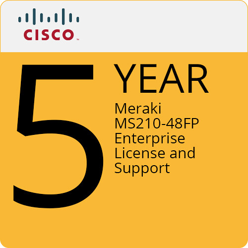 Cisco 5-Year Enterprise License and Support LIC-MS210-48FP-5YR