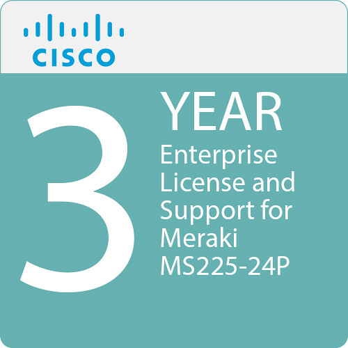 Cisco 3-Year Enterprise License and Support LIC-MS225-24P-3YR