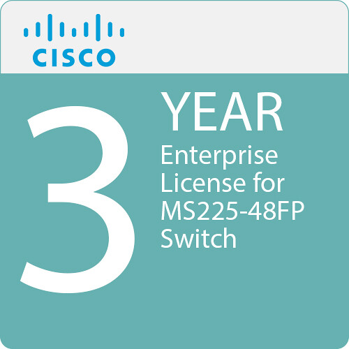Cisco 3-Year Enterprise License and Support LIC-MS225-48FP-3YR