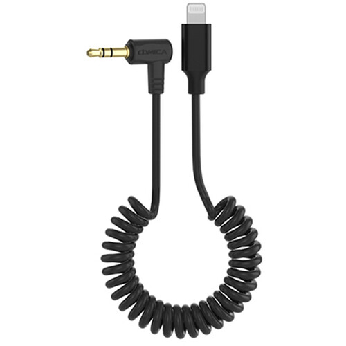 Comica Audio CVM-D-MI 3.5mm TRS to Lightning Coiled CVM-D-MI B&H