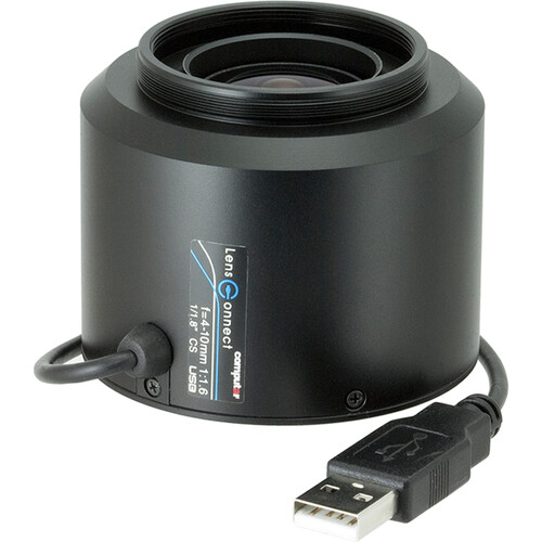 Computar LensConnect 1/1.8" 5MP 4-10mm f/1.6 EL3Z0416UCS-MPWIR