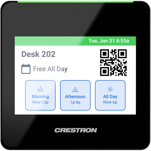 Crestron 3.5" Desk Scheduling Touchscreen TSS-470E-B-T B&H Photo